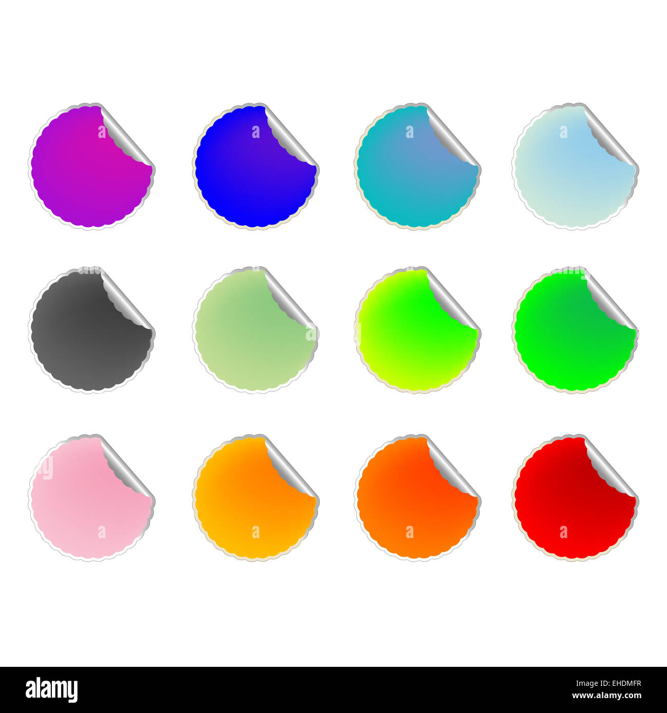 Etichette colorate immagini e fotografie stock ad alta risoluzione - Alamy