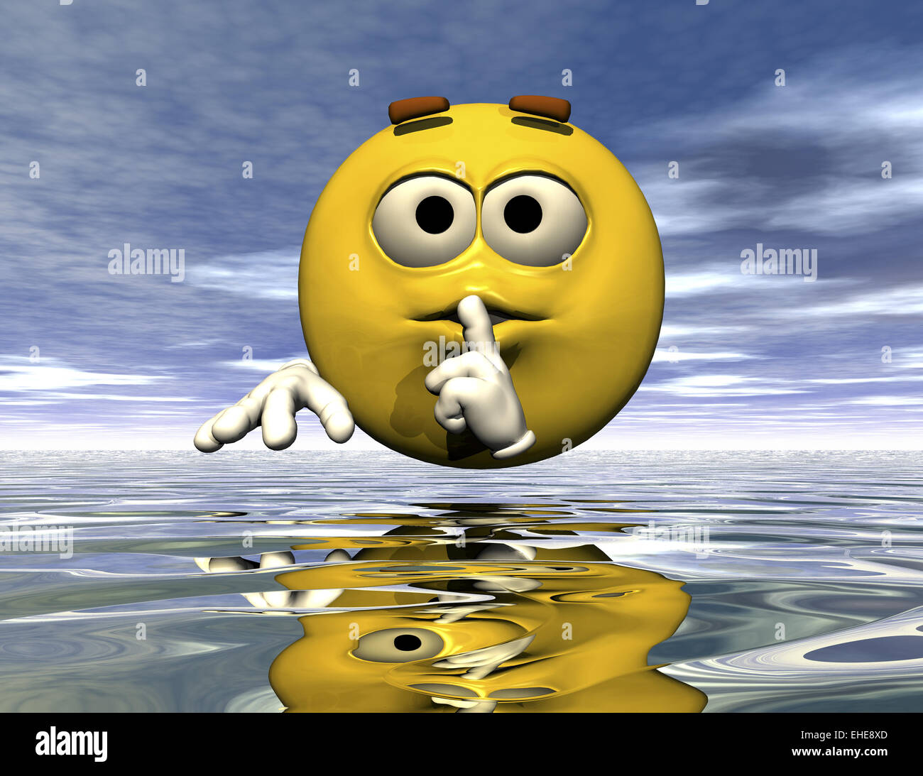 Emoticon muto immagini e fotografie stock ad alta risoluzione - Alamy