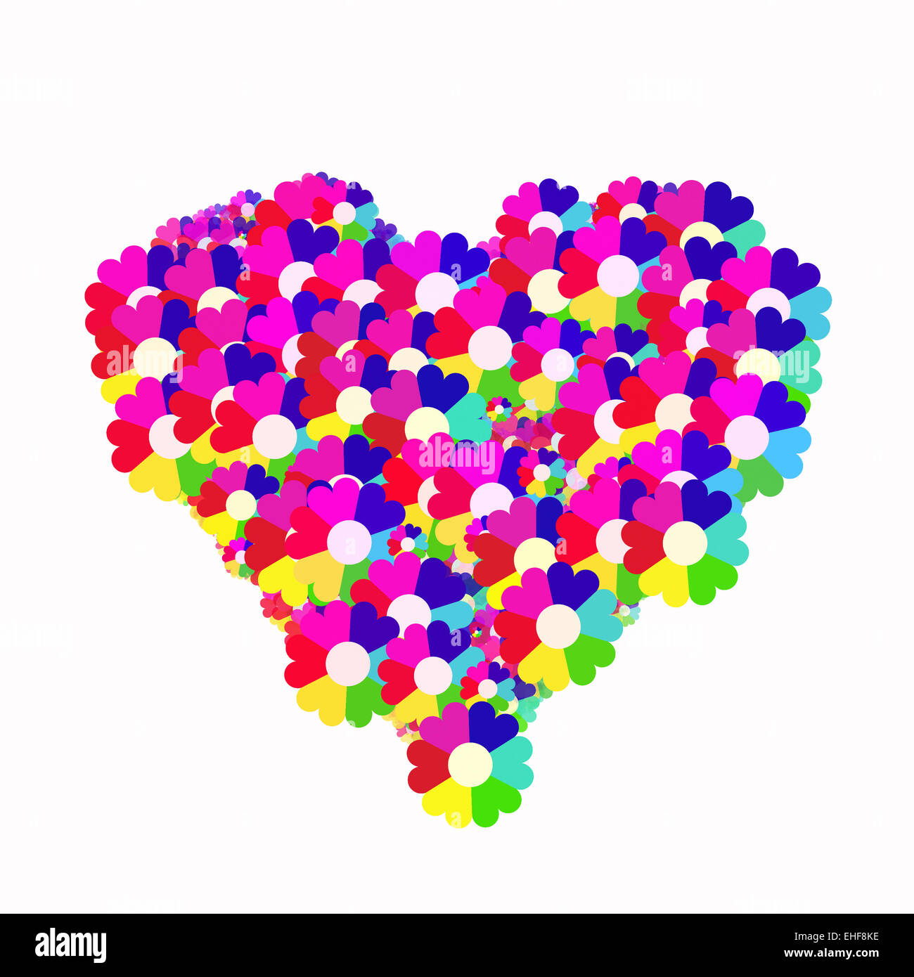 Simbolo del cuore arcobaleno immagini e fotografie stock ad alta ...