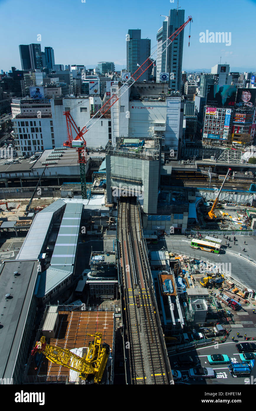 Shibuya bus station tokyo japan immagini e fotografie stock ad alta ...