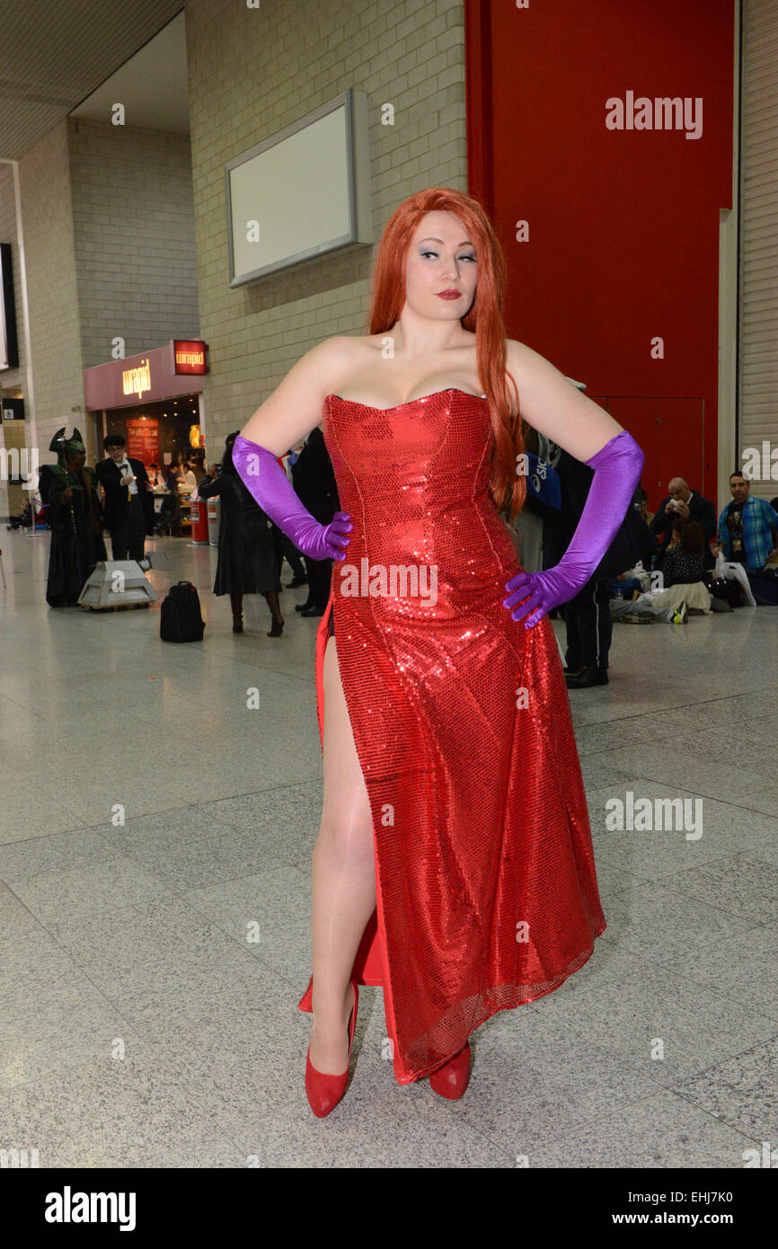 Jessica rabbit london super comic con immagini e fotografie stock ad ...
