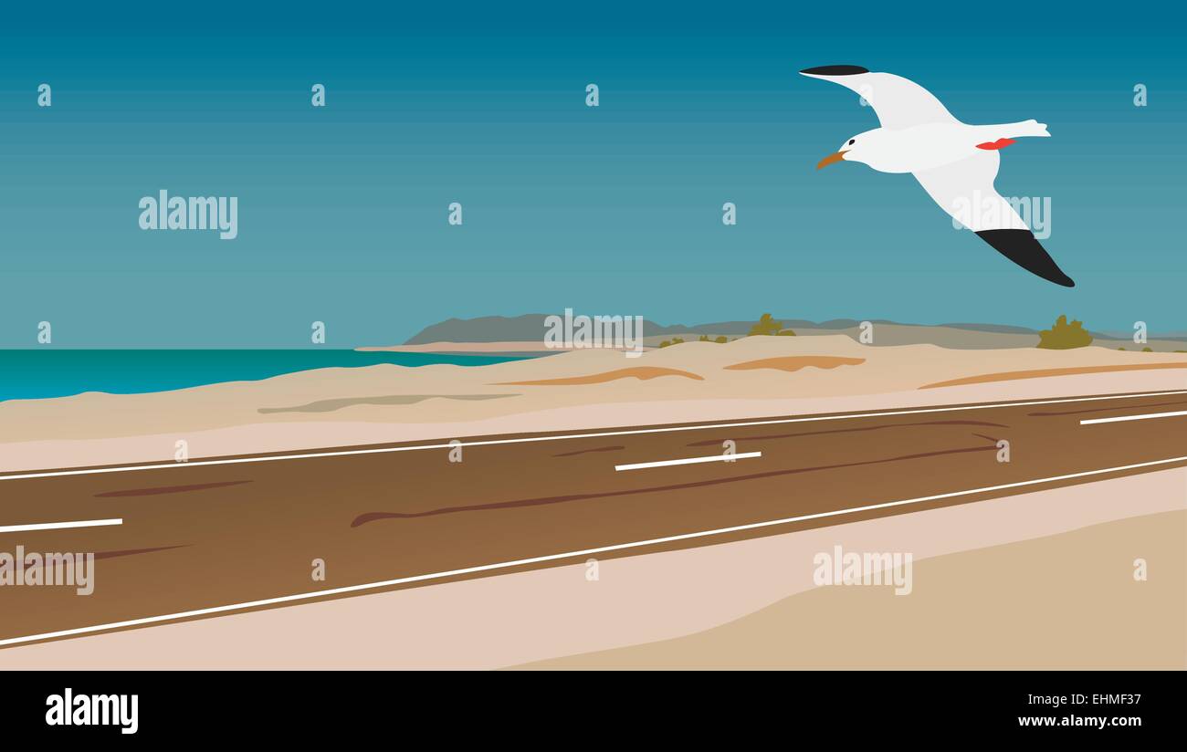 Sfondo al mare Immagini Vettoriali Stock - Alamy