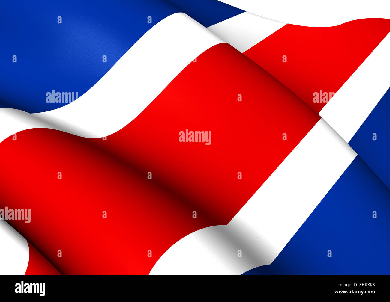 Costa rican flag immagini e fotografie stock ad alta risoluzione - Alamy