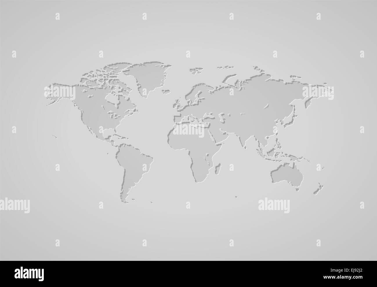 Mappa 3d del mondo Foto e Immagini Stock in Bianco e Nero - Alamy