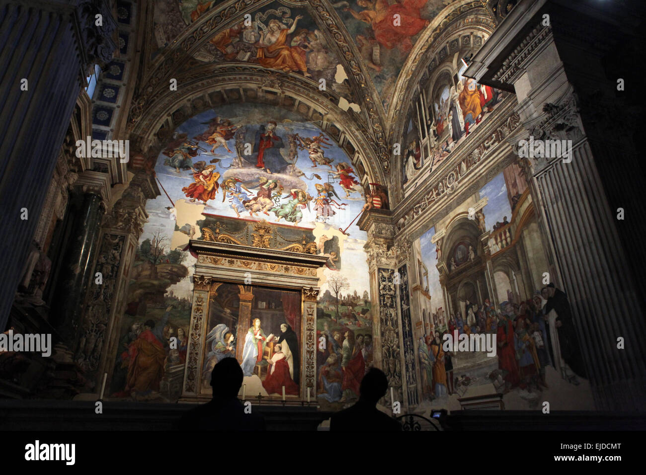 Gli affreschi di Filippino Lippi nella Cappella Carafa nella Basilica ...
