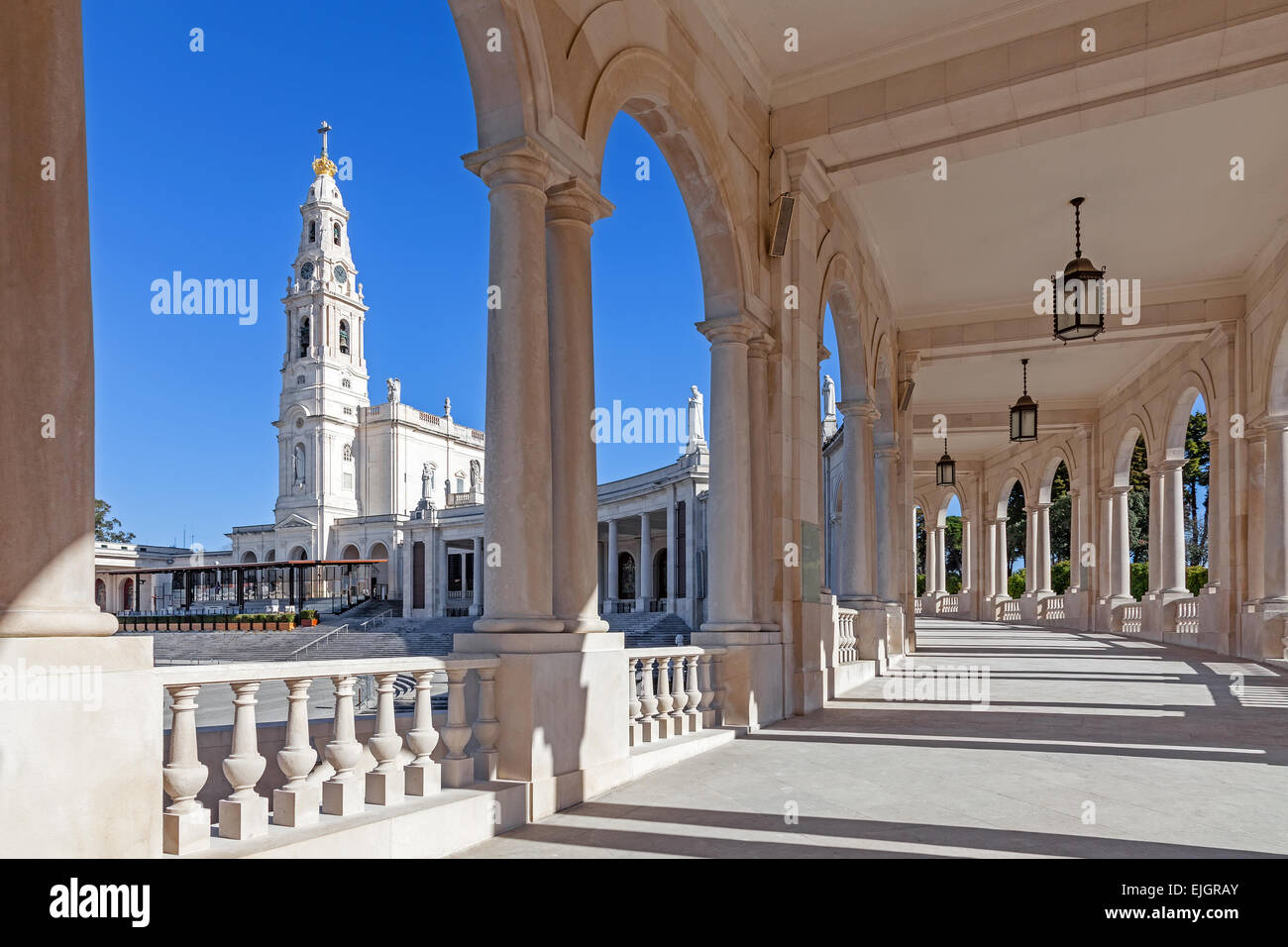 Santuario di Fatima, Portogallo. Basilica di Nossa Senhora do Rosario e ...