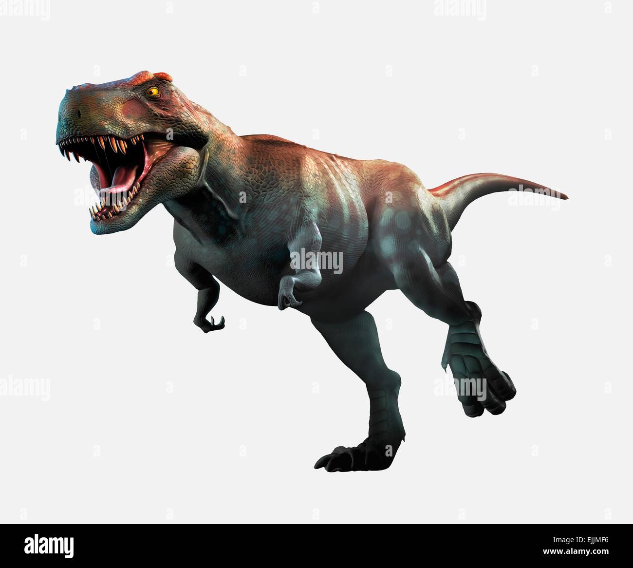 Tyrannosaurus rex opere d'arte. Questo dinosauro vissuto in America del ...