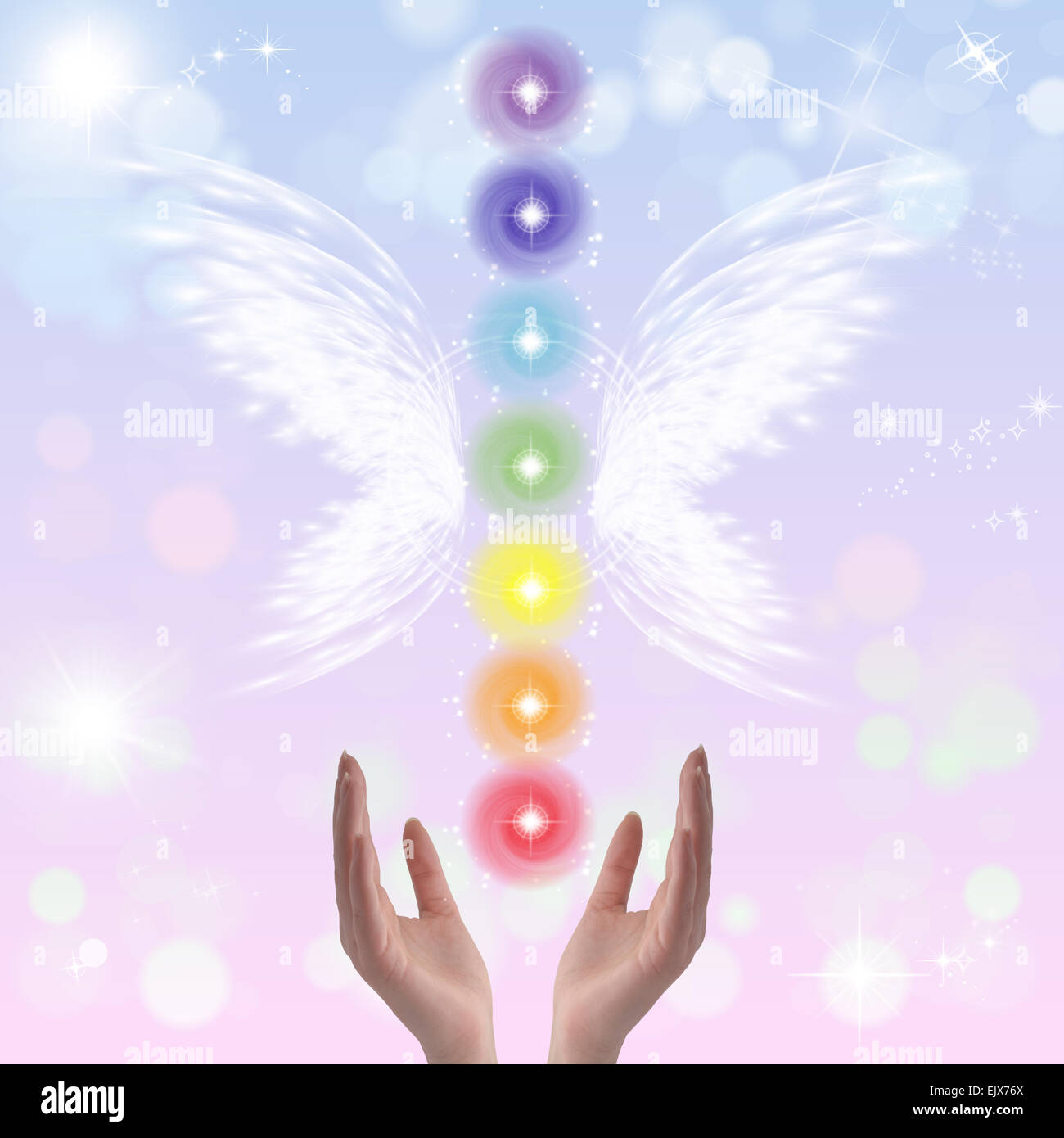 Seven chakras immagini e fotografie stock ad alta risoluzione - Alamy