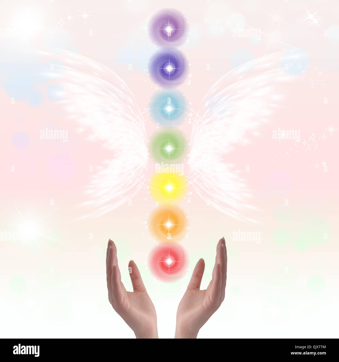 Sette chakra immagini e fotografie stock ad alta risoluzione - Alamy