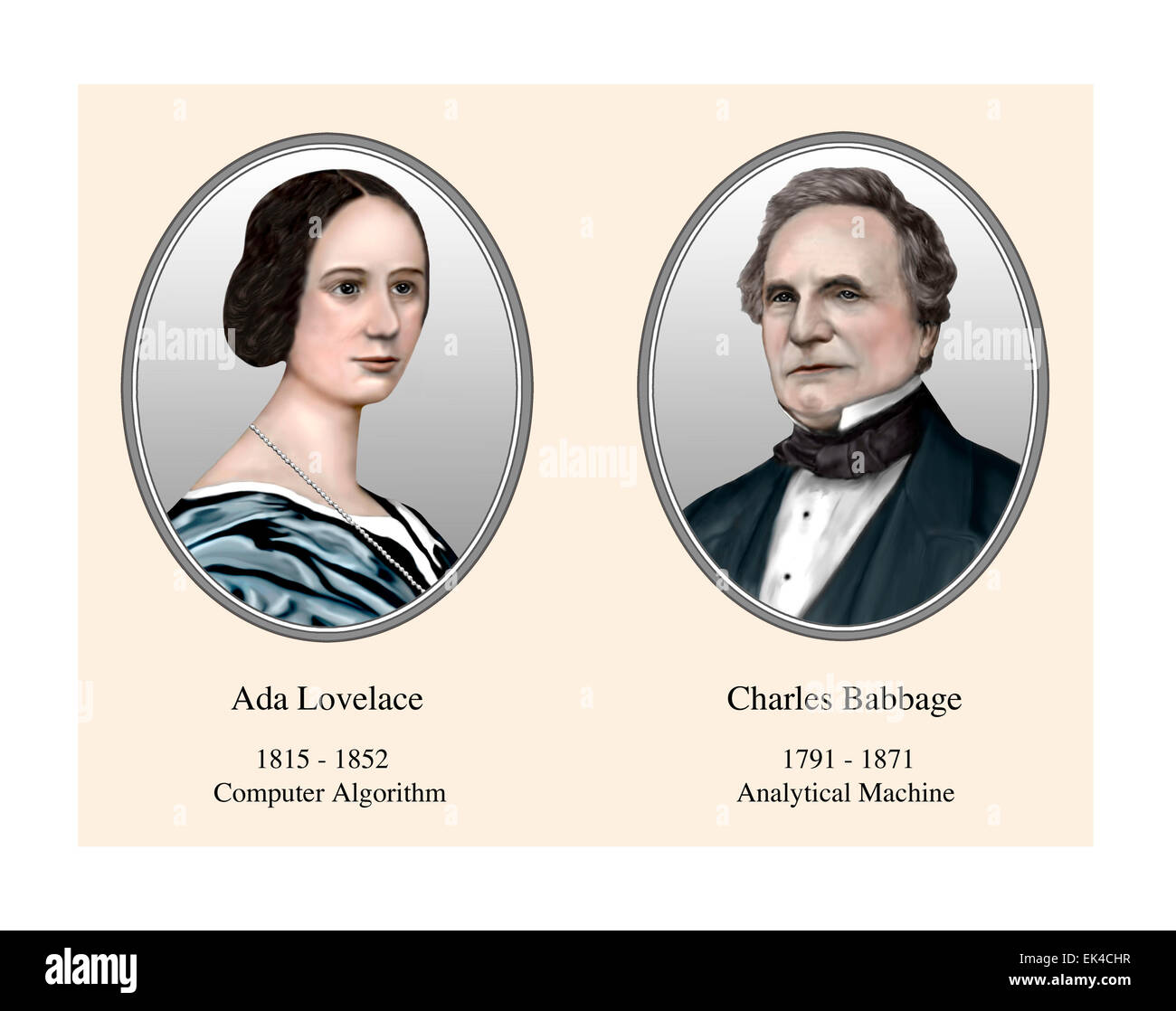 Charles babbage ada lovelace immagini e fotografie stock ad alta ...