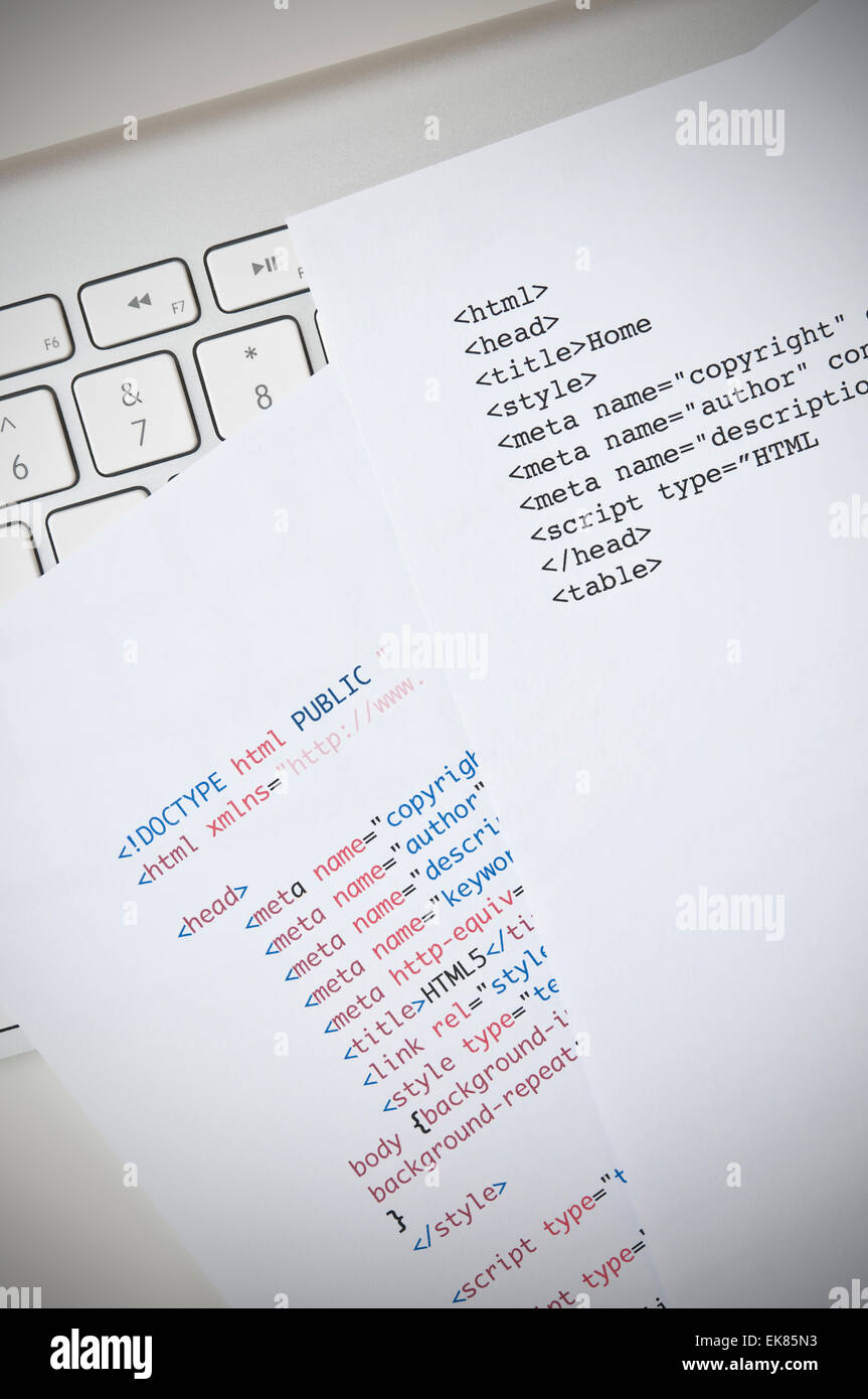 Programmazione di codifica html immagini e fotografie stock ad alta ...