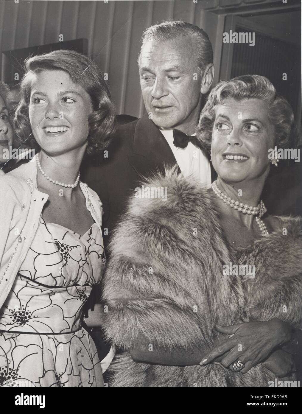 GARY COOPER con mia moglie e mia figlia a Ciro's 1954. (Credito ...