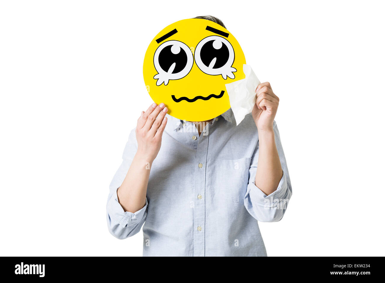 Cartoon emoji emoticon crying face immagini e fotografie stock ad alta ...