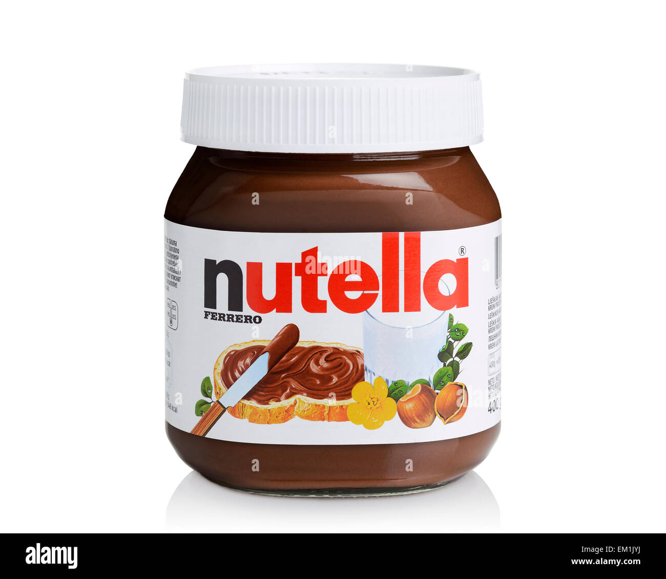 Barattolo di nutella tagliato immagini e fotografie stock ad alta ...