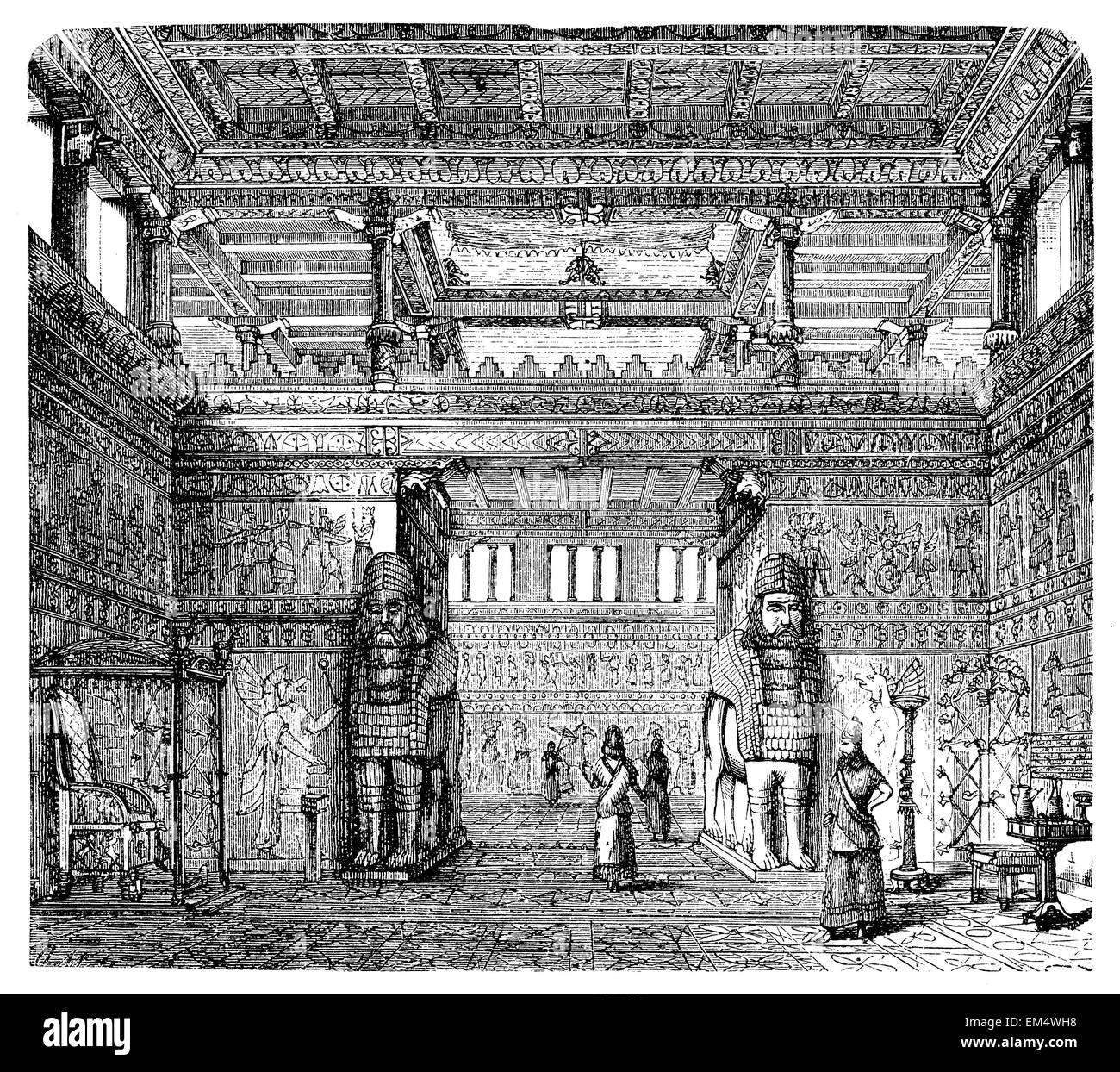 Assyrian throne immagini e fotografie stock ad alta risoluzione - Alamy