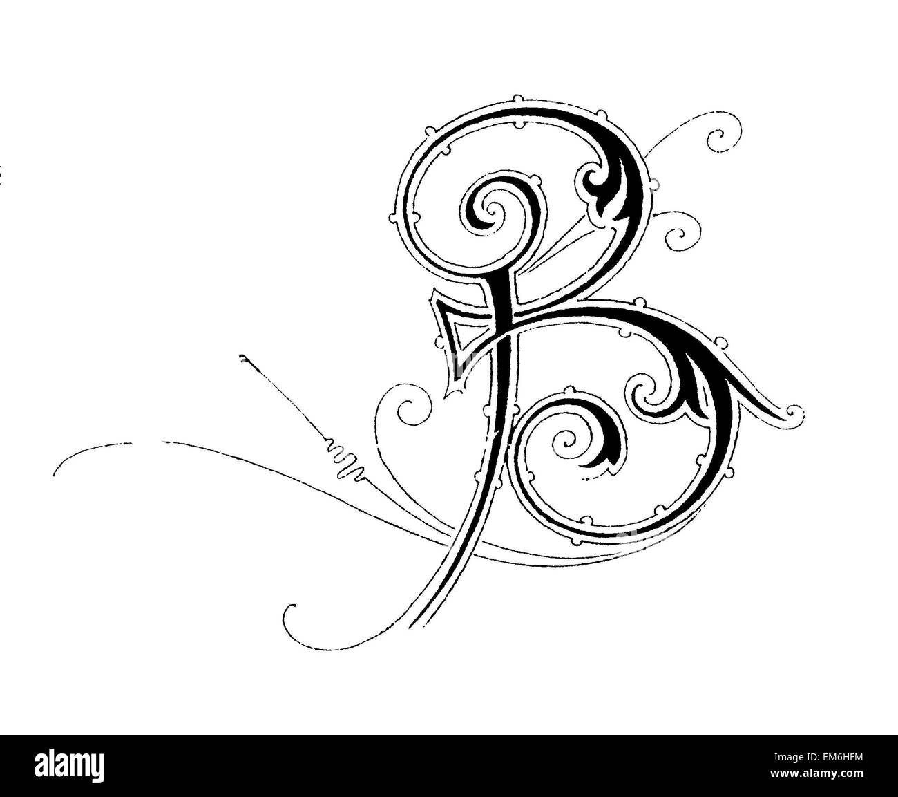 Disegni Fantasiosi Della Lettera B