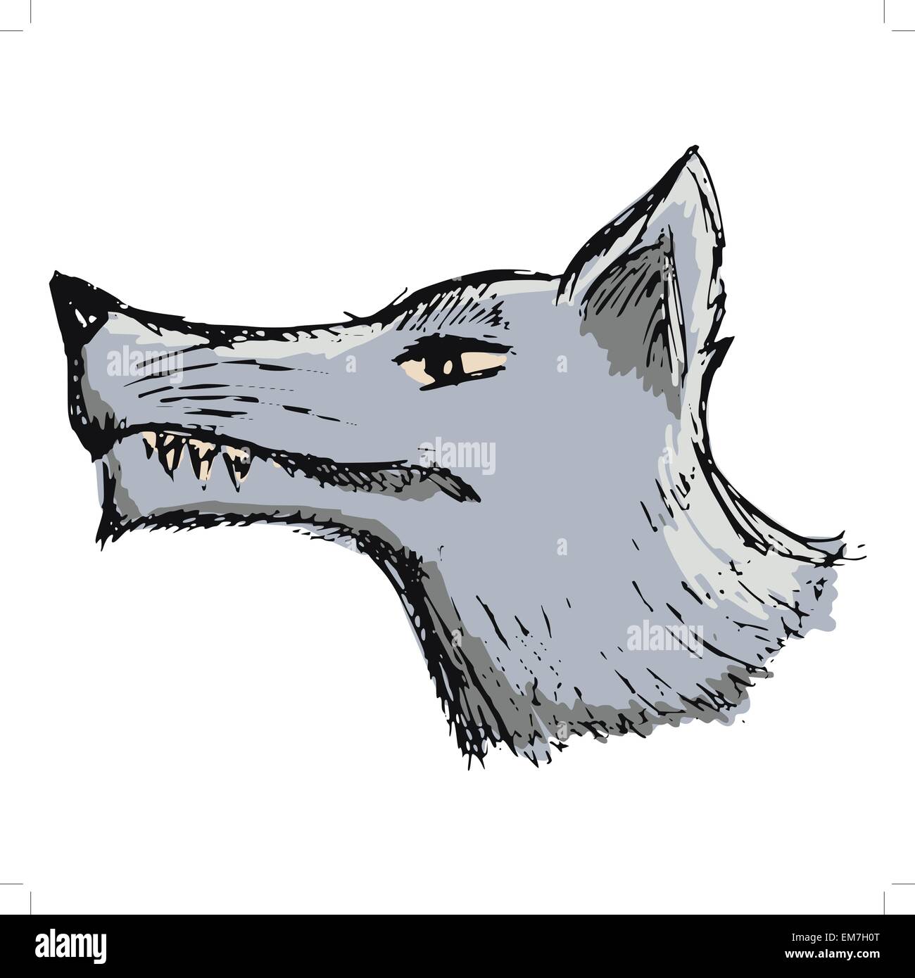 Lupo dei cartoni animati Immagini senza sfondo e Foto Stock ritagliate ...