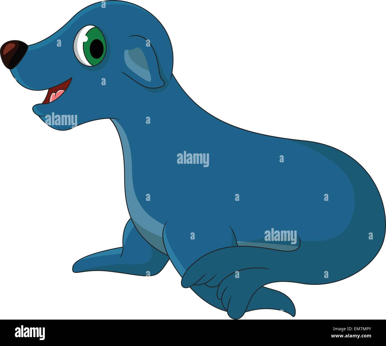 Cartoon cute seal vector wildlife immagini e fotografie stock ad alta ...