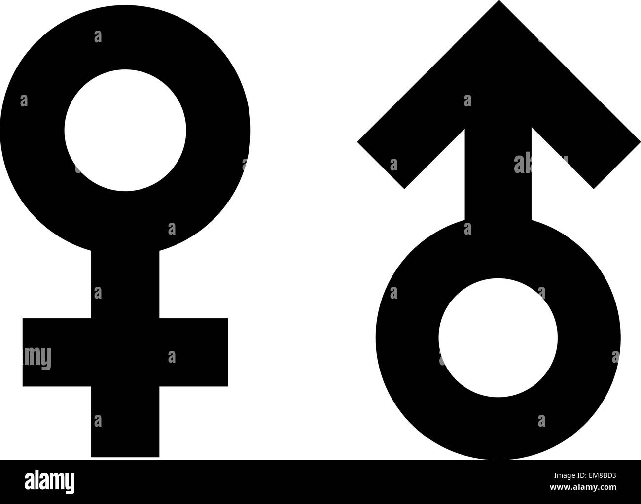 Simboli femminili maschi immagini e fotografie stock ad alta ...