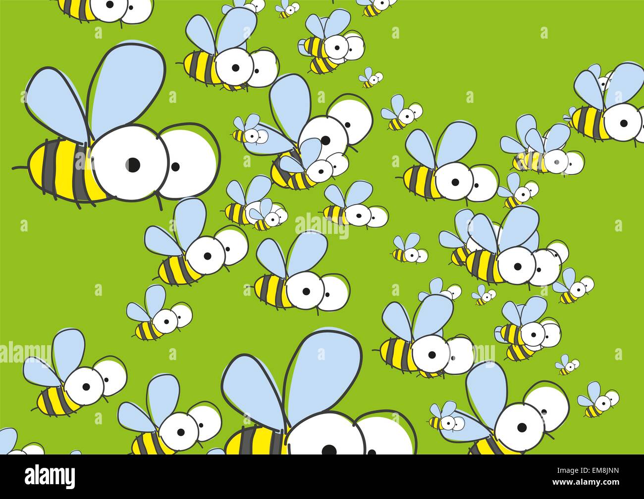 Cornice con le api Immagini Vettoriali Stock - Alamy