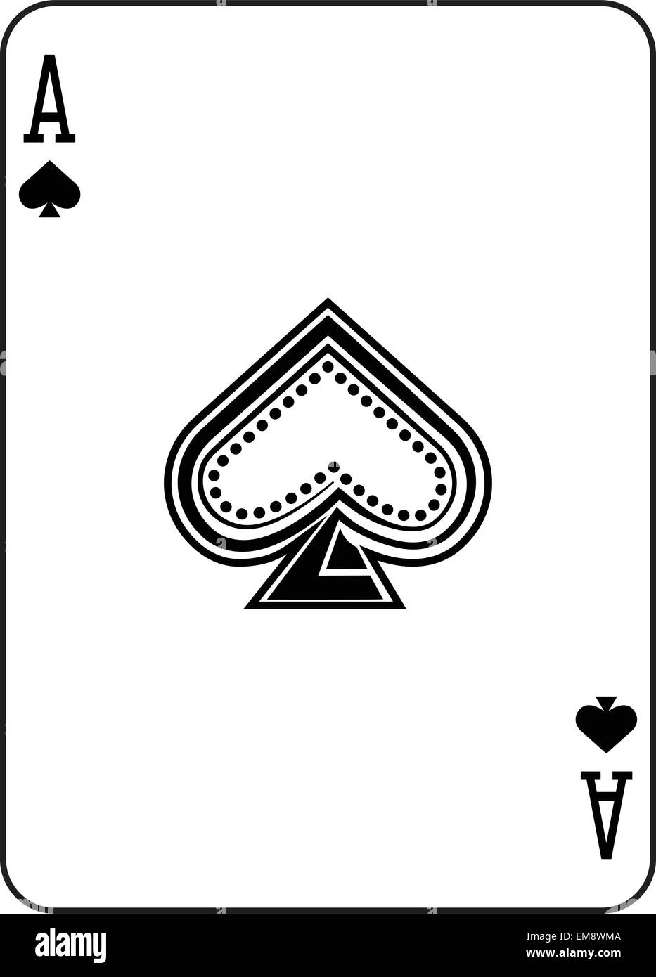 Poker asso di picche immagini e fotografie stock ad alta risoluzione ...