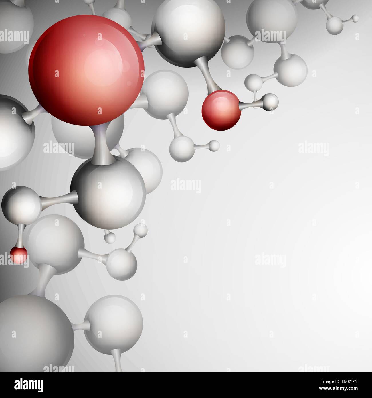 Molecola 3d e atomo Immagini Vettoriali Stock - Alamy