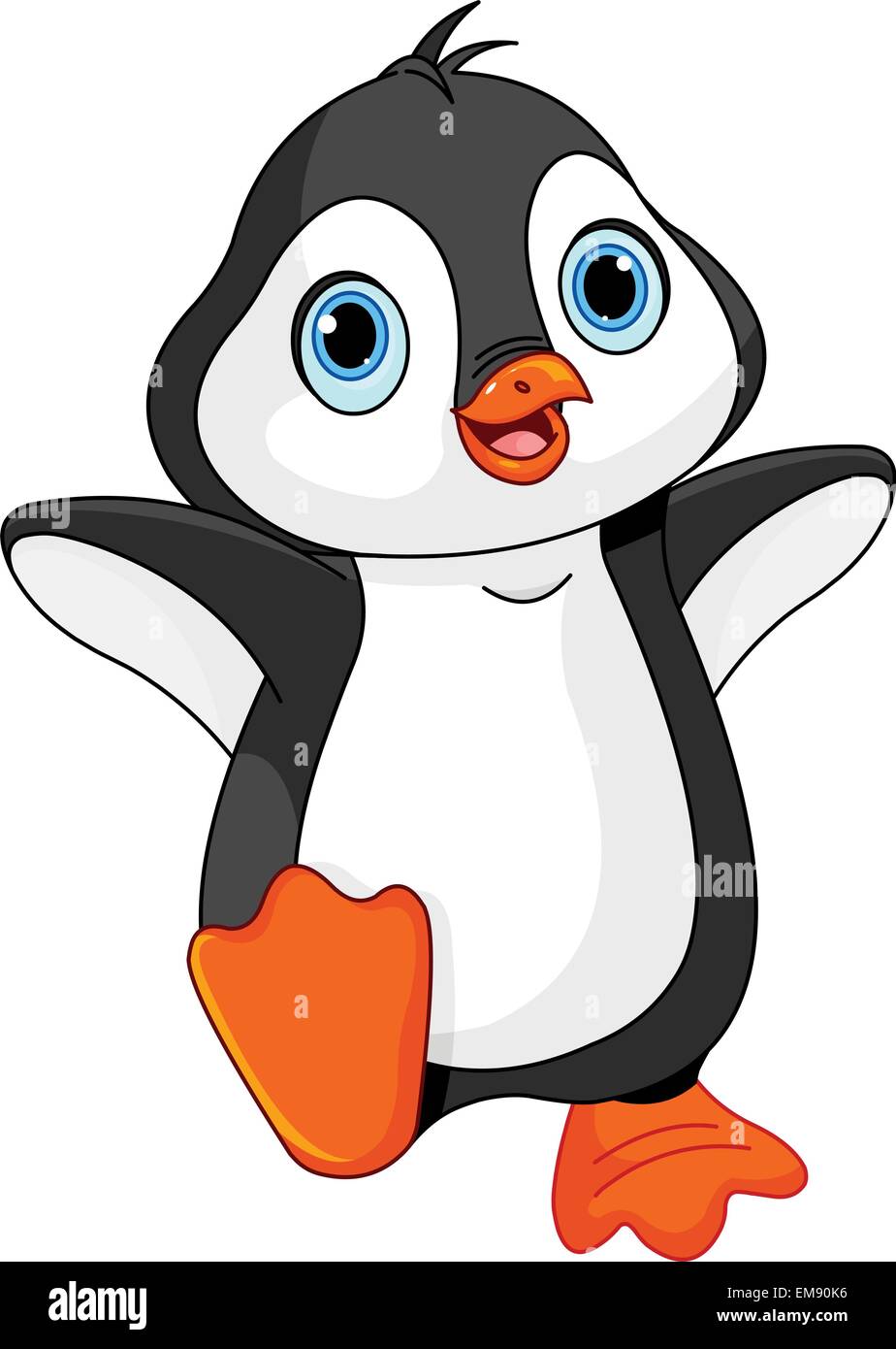 Danza del pinguino Immagini Vettoriali Stock - Alamy