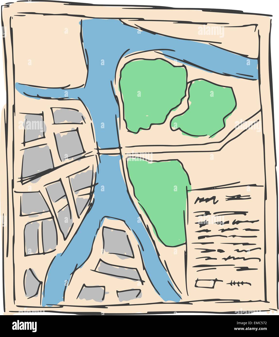 Mappa città cartoon immagini e fotografie stock ad alta risoluzione - Alamy