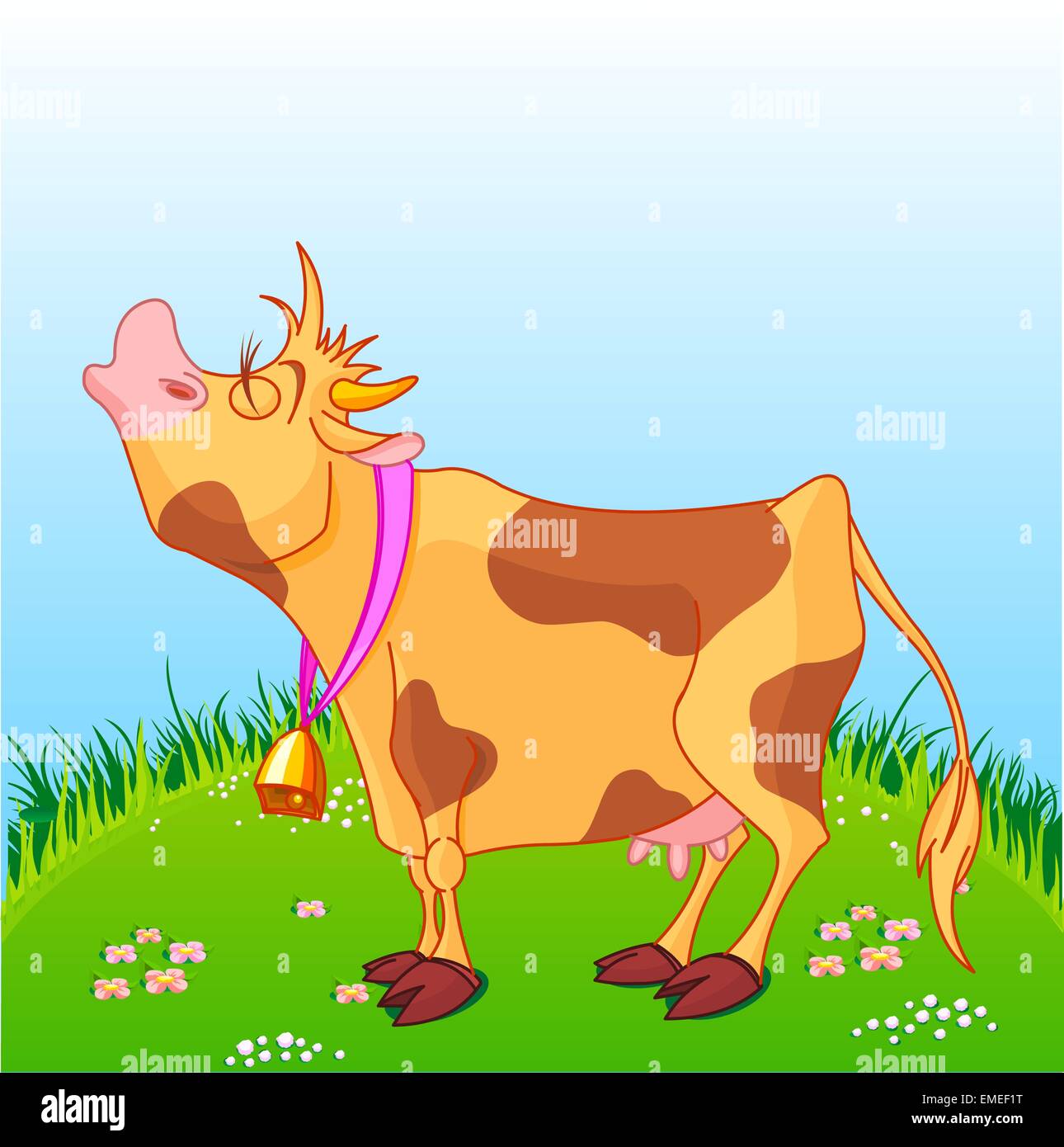 Disegno mucca Immagini Vettoriali Stock - Alamy