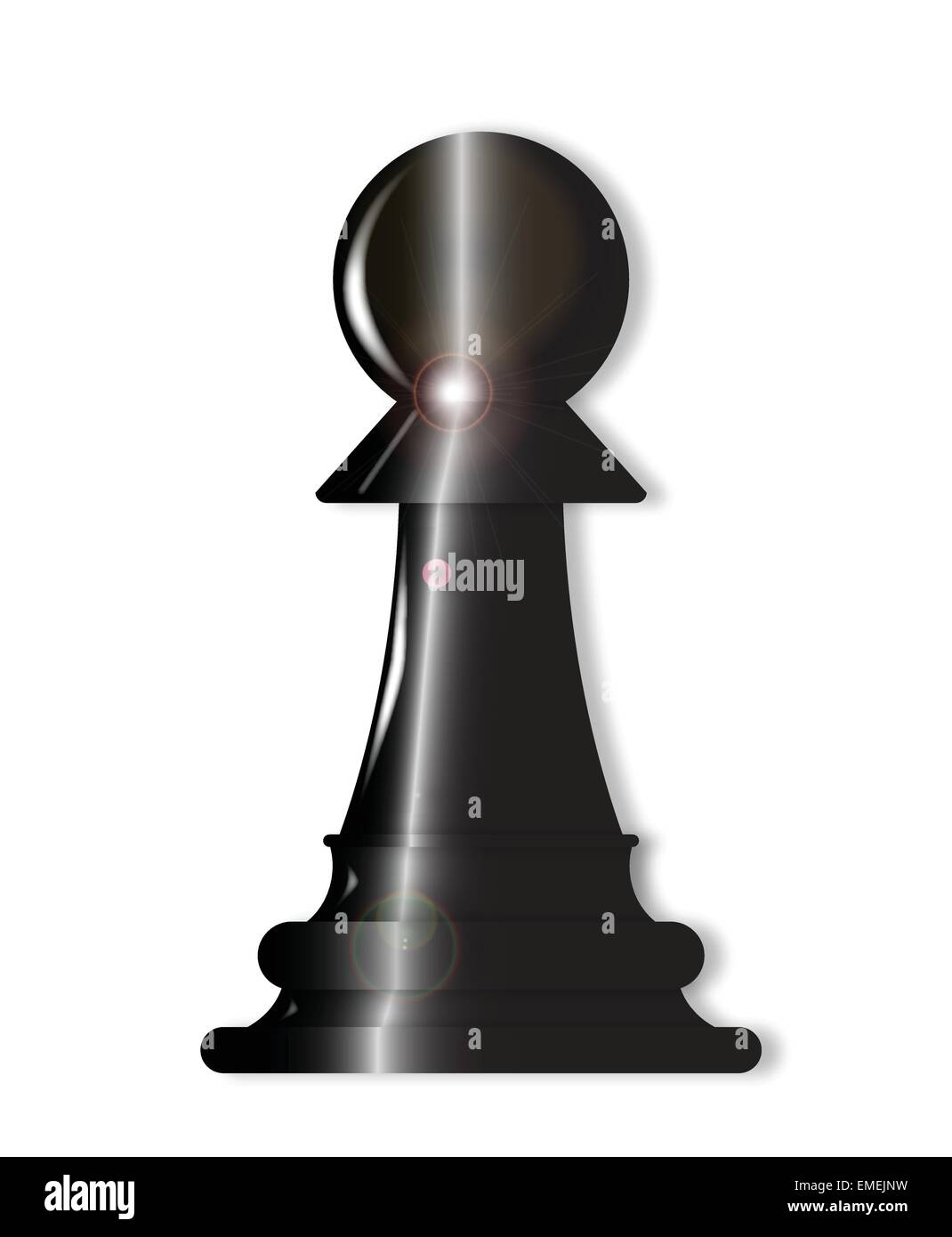 Pedina degli scacchi nera Immagini senza sfondo e Foto Stock ritagliate ...