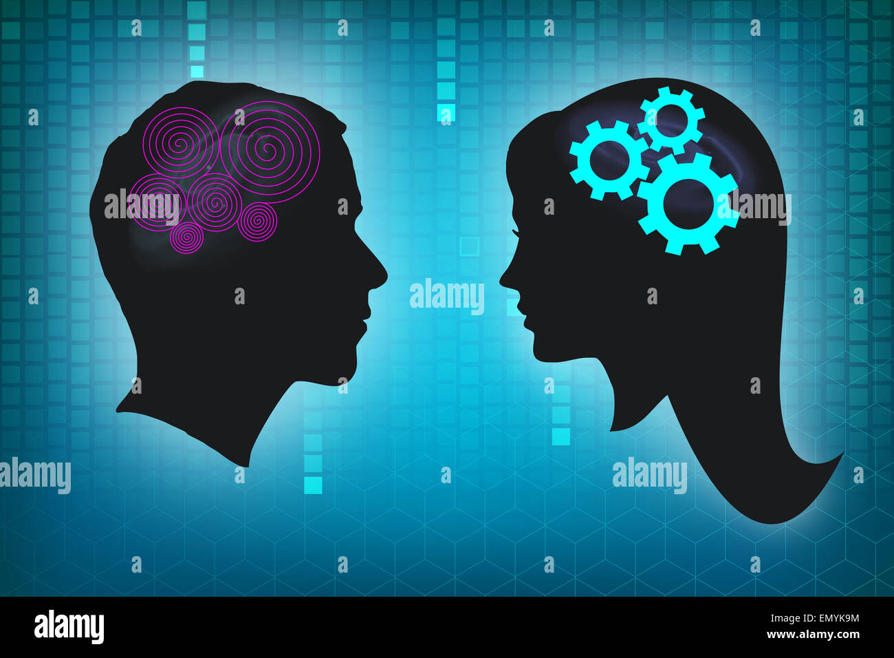 Cervello ingranaggi testa immagini e fotografie stock ad alta ...