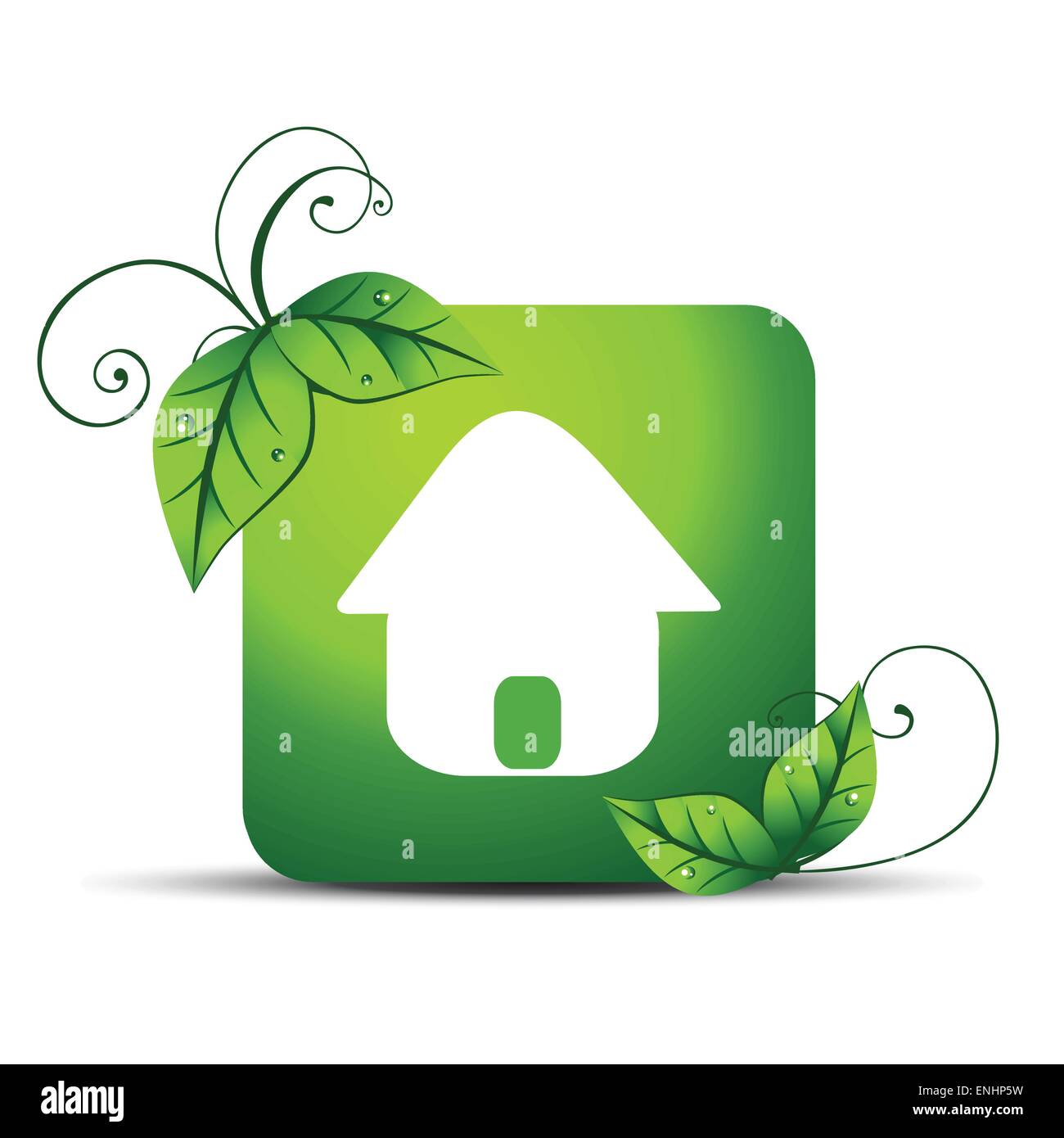 Pensilina verde Immagini Vettoriali Stock - Alamy