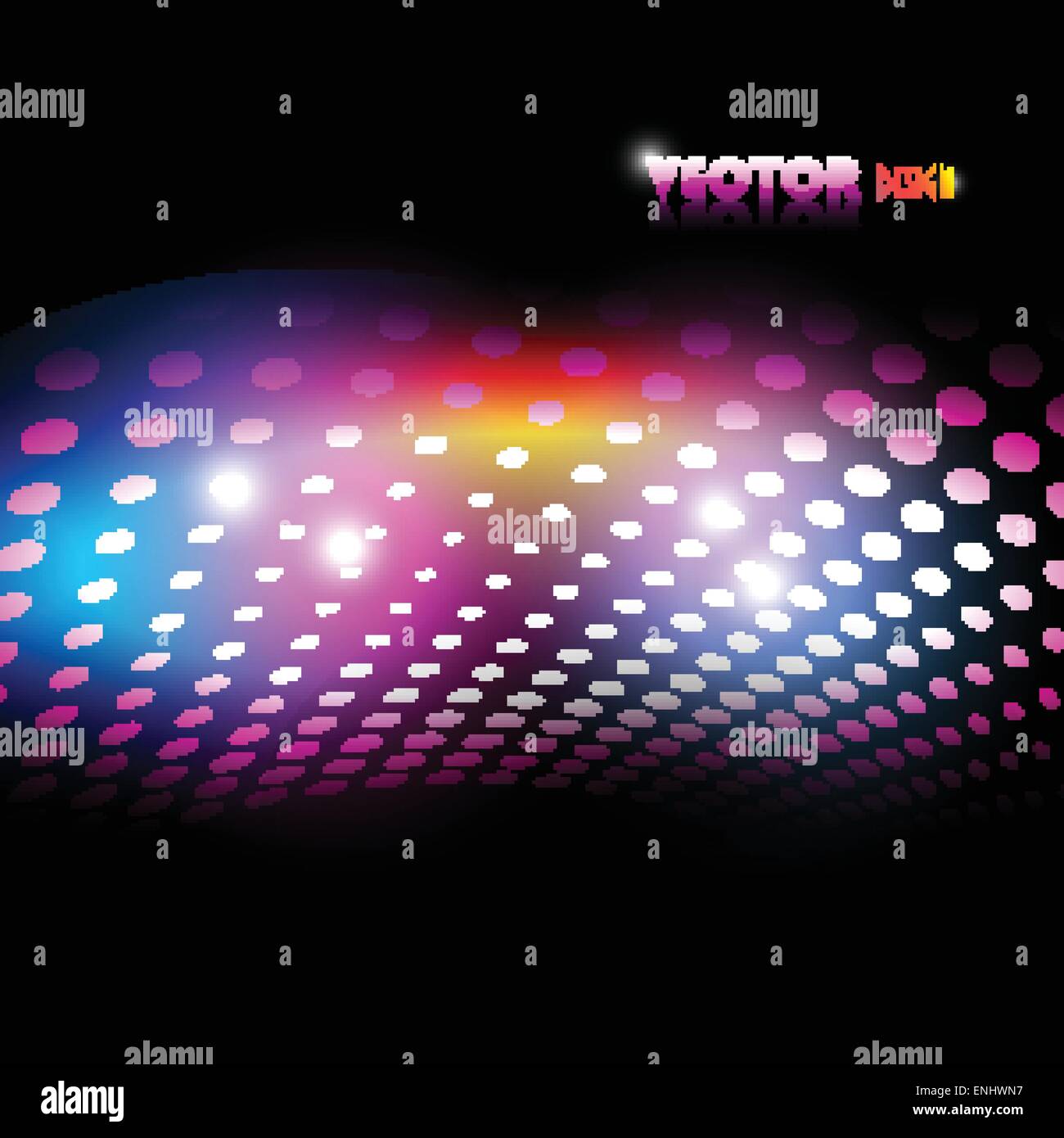 Sfondo di luci colorate Immagini Vettoriali Stock - Alamy