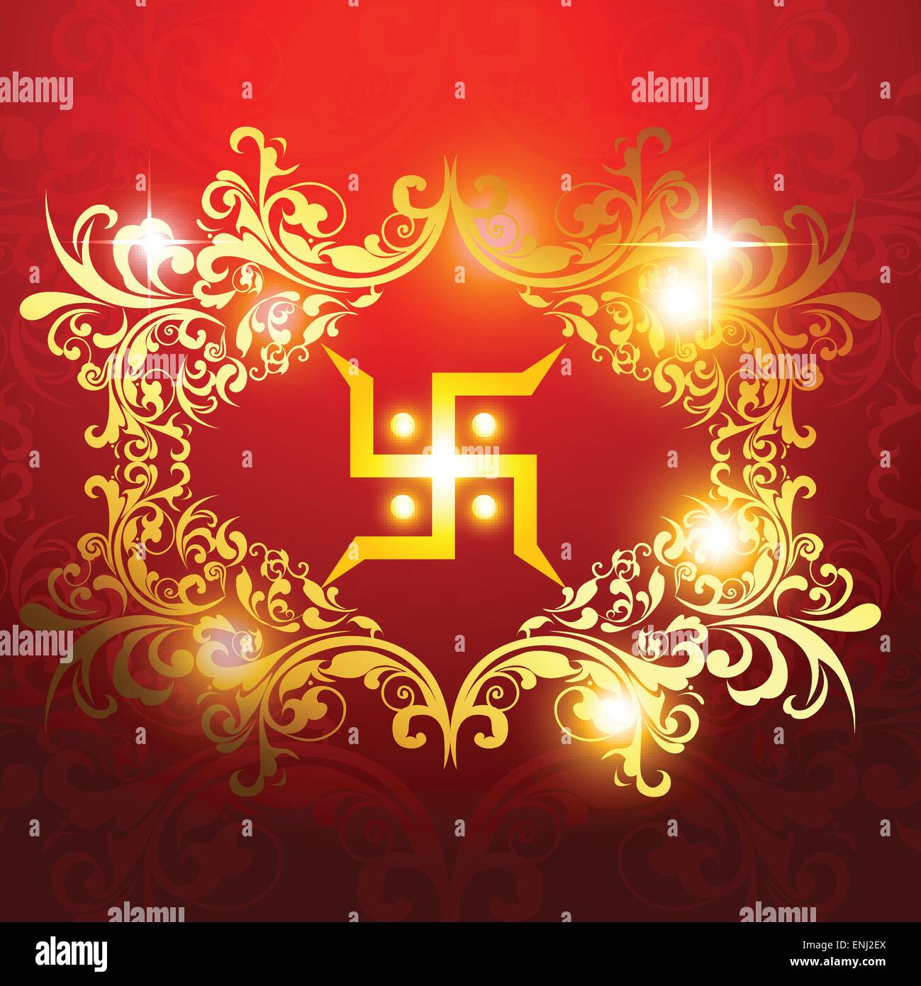 Simbolo della croce uncinata Immagini Vettoriali Stock - Alamy