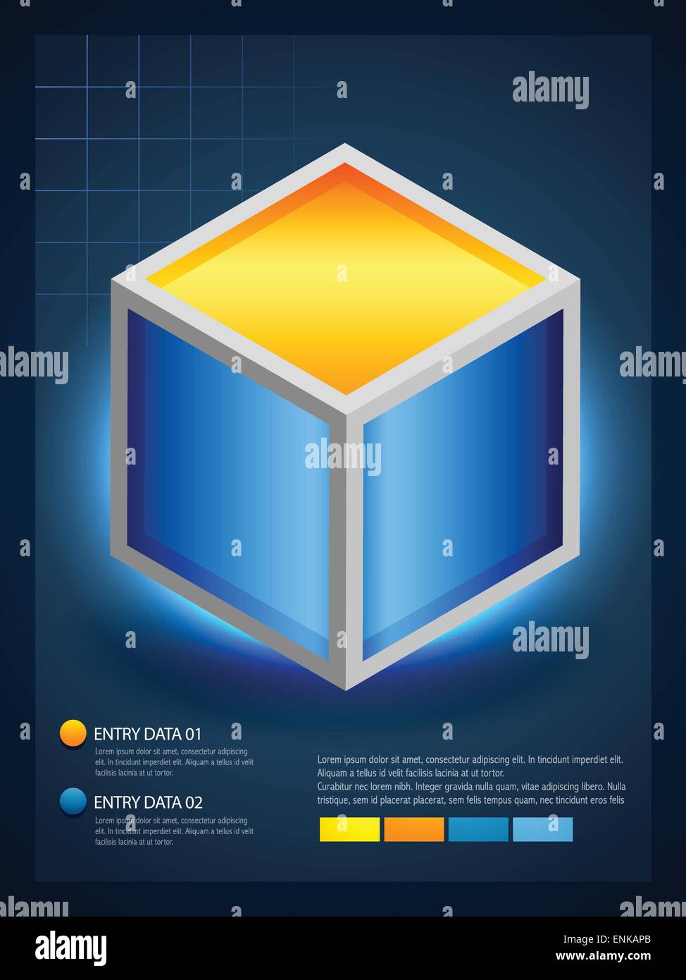 3d cube Immagini Vettoriali Stock - Alamy