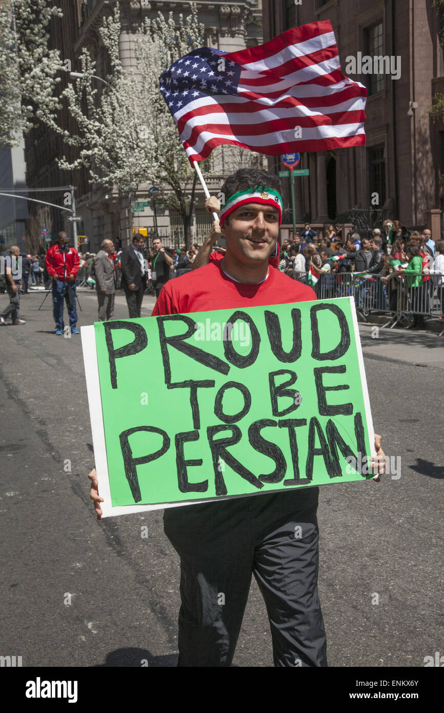 Il persiano annuale parata su Madison Avenue a New York celebra Nowruz ...