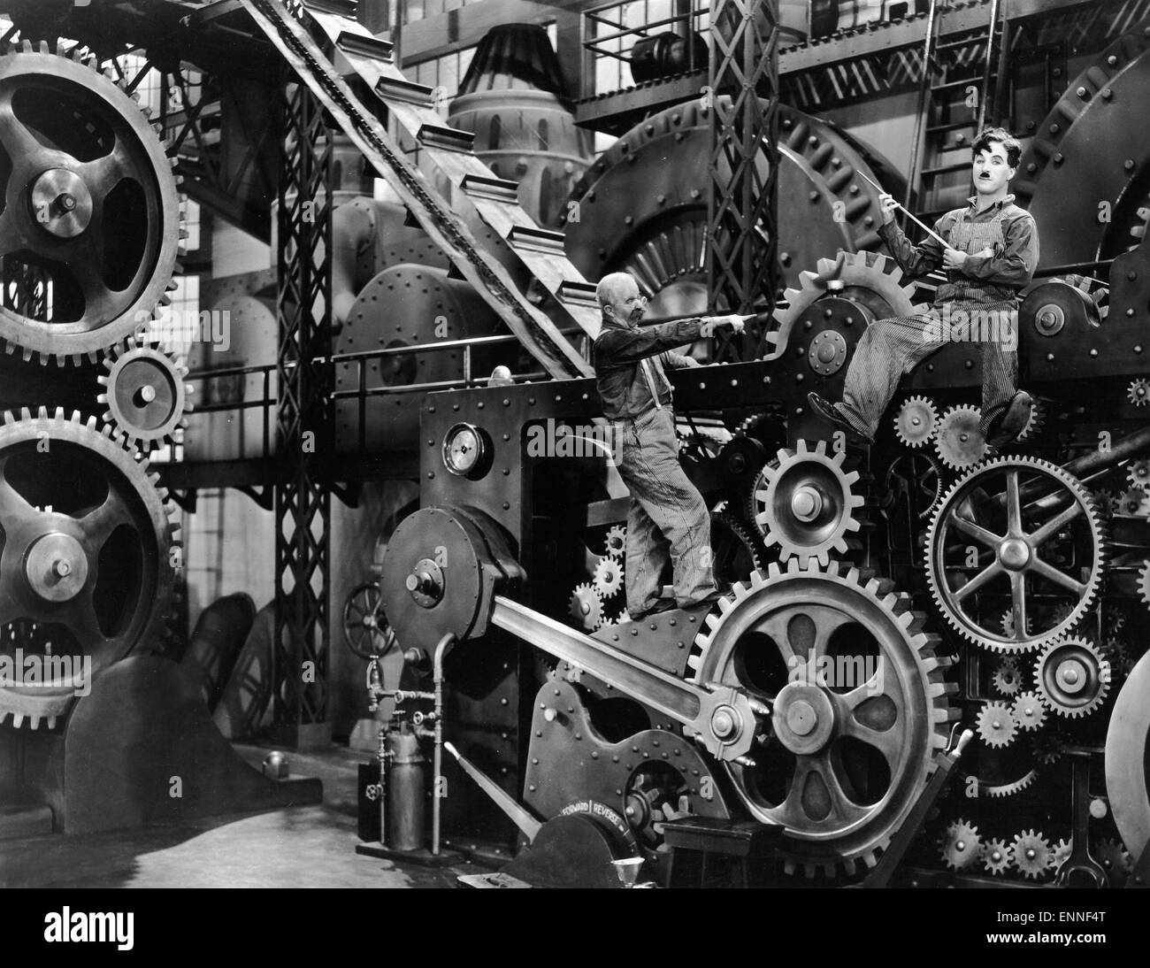 I tempi moderni, USA 1936, aka: Moderne Zeiten, Regie: Charles Chaplin ...