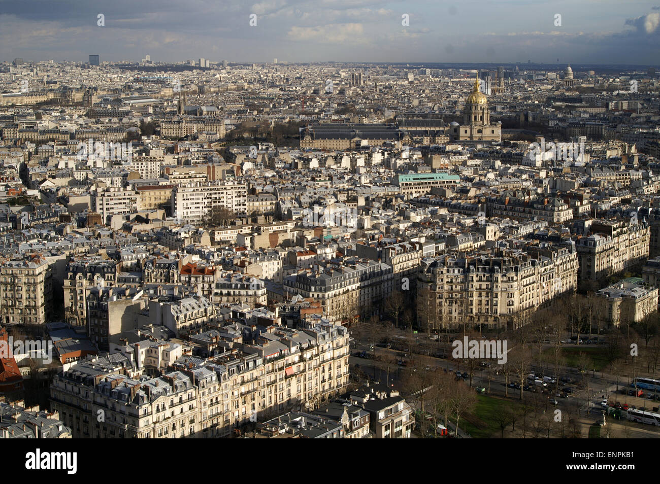 Vista di les invalides dalla torre eiffel immagini e fotografie stock ...
