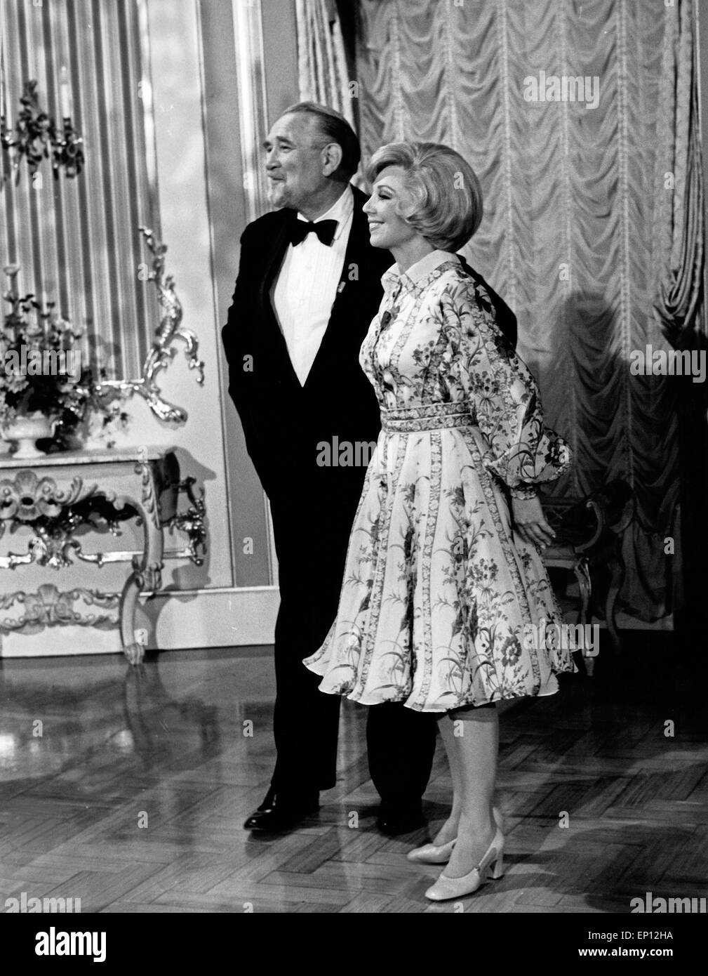 Gustav Knuth und Anneliese Rothenberger in der Fernsehsendung ...