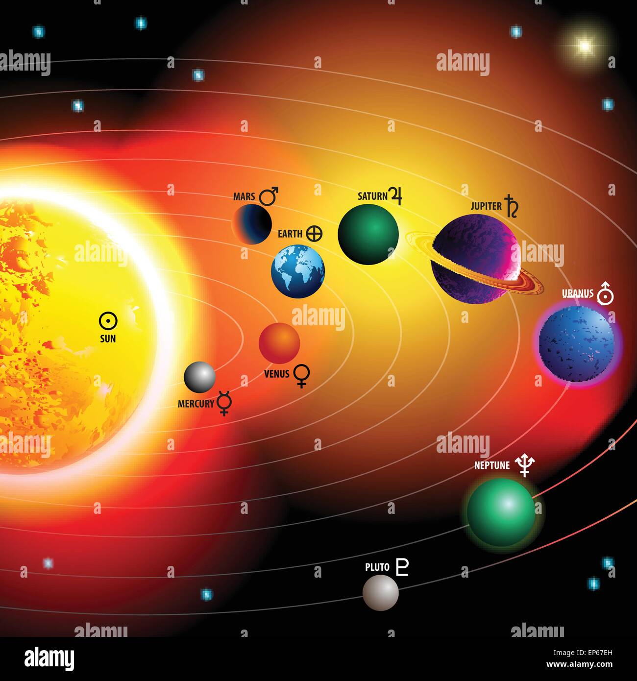 Planets solar system immagini e fotografie stock ad alta risoluzione ...