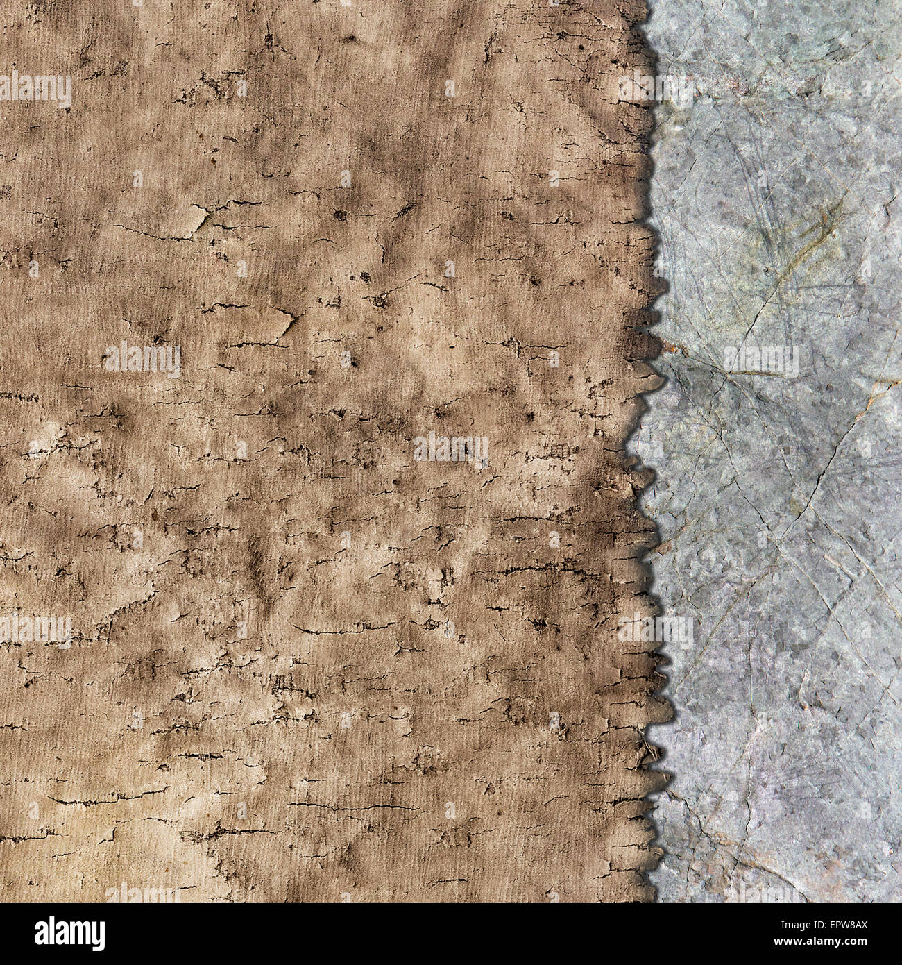 La texture della vecchia pergamena e la pietra come sfondo Foto stock ...