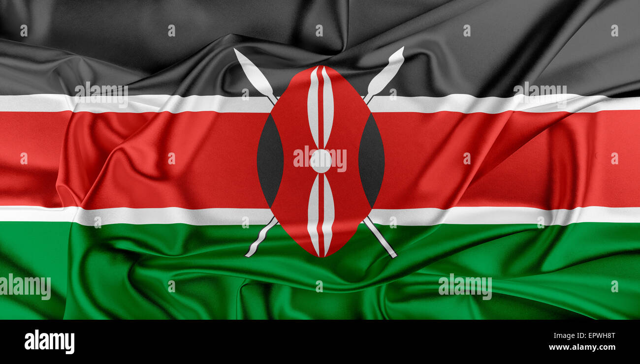 Flag of kenya immagini e fotografie stock ad alta risoluzione - Alamy