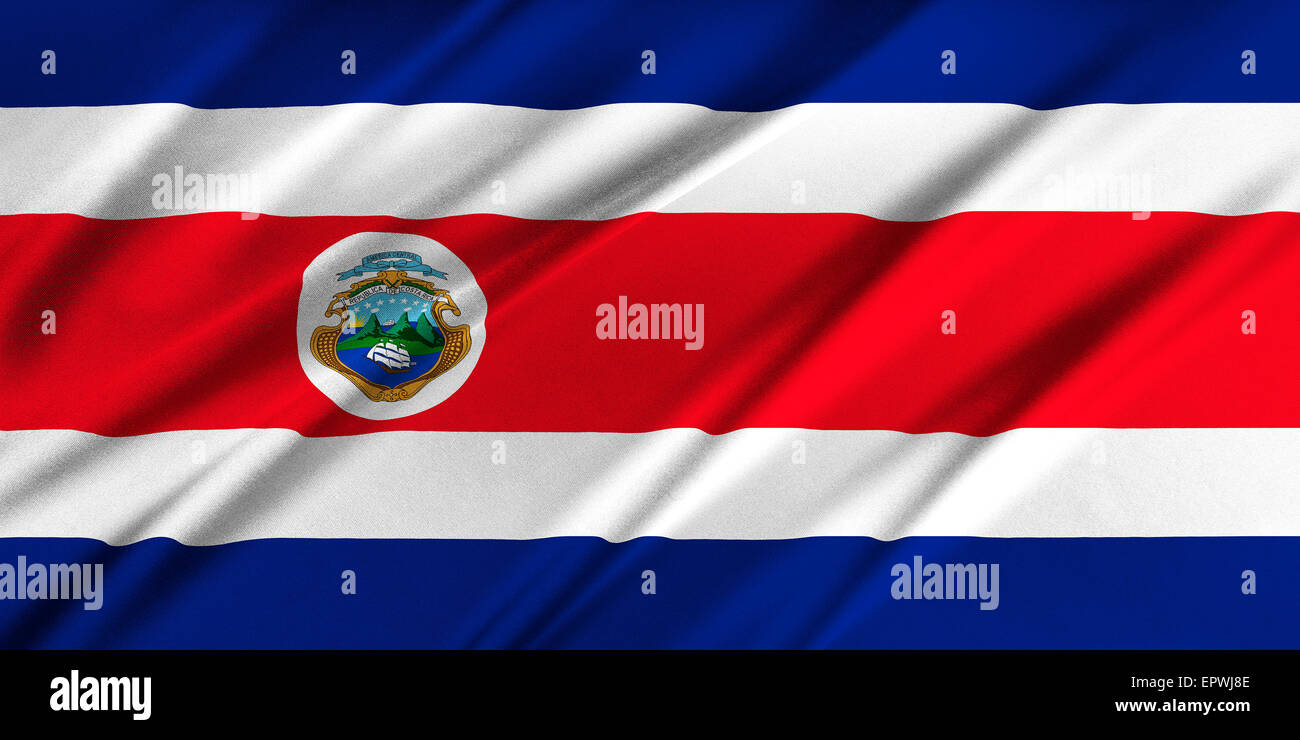 Bandiera della costa rica sventola immagini e fotografie stock ad alta ...