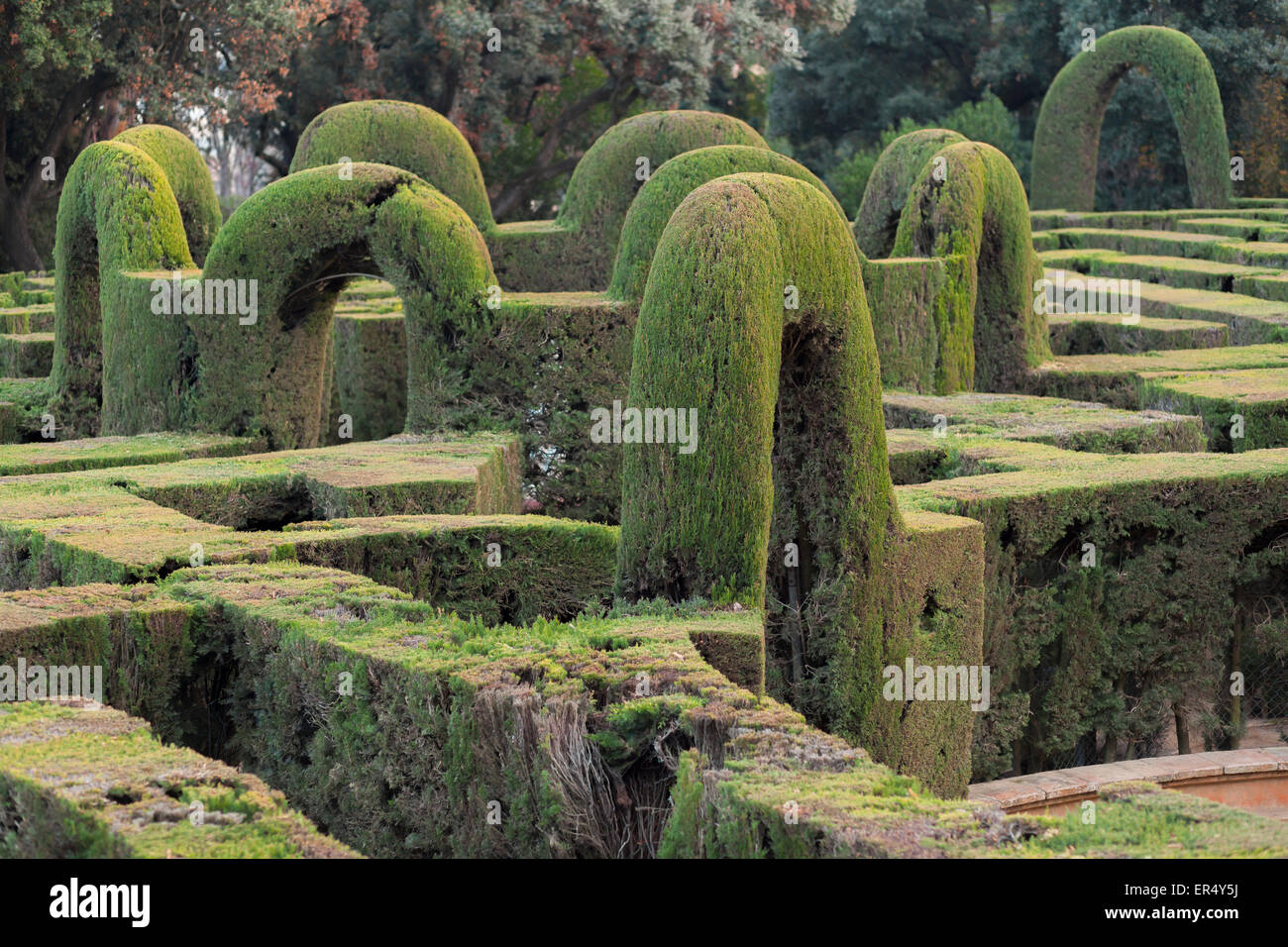 Parc del laberint immagini e fotografie stock ad alta risoluzione - Alamy