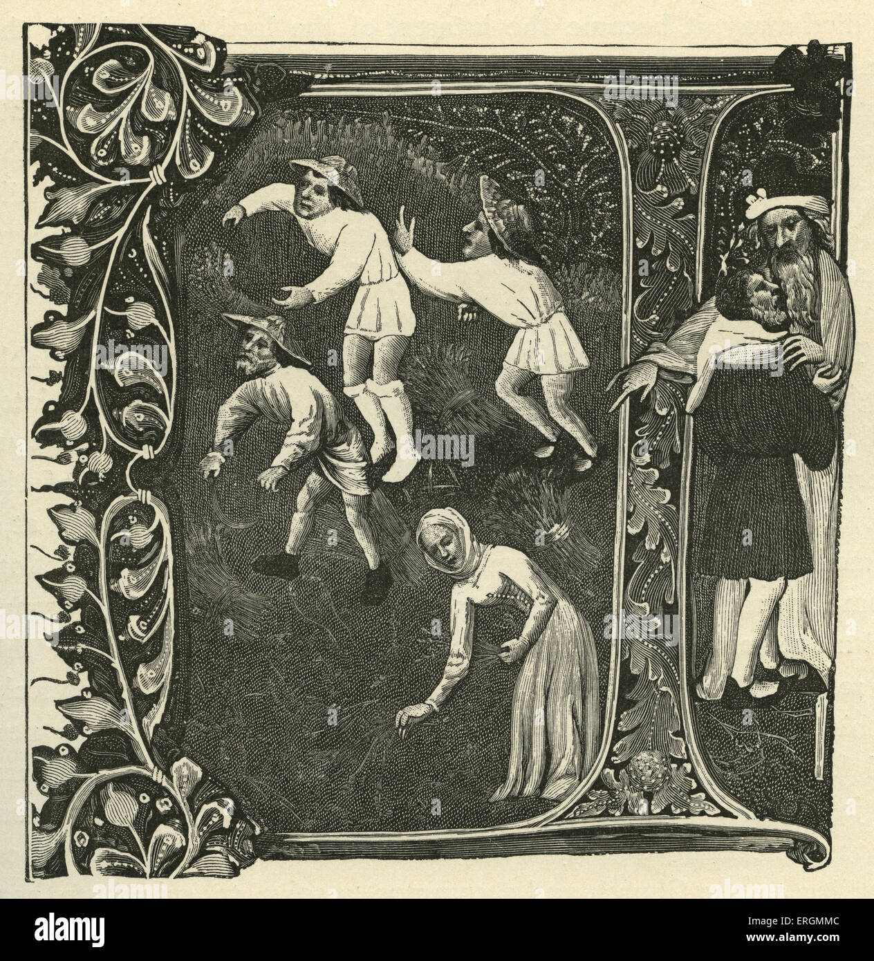 Contadino medievale disegno immagini e fotografie stock ad alta ...