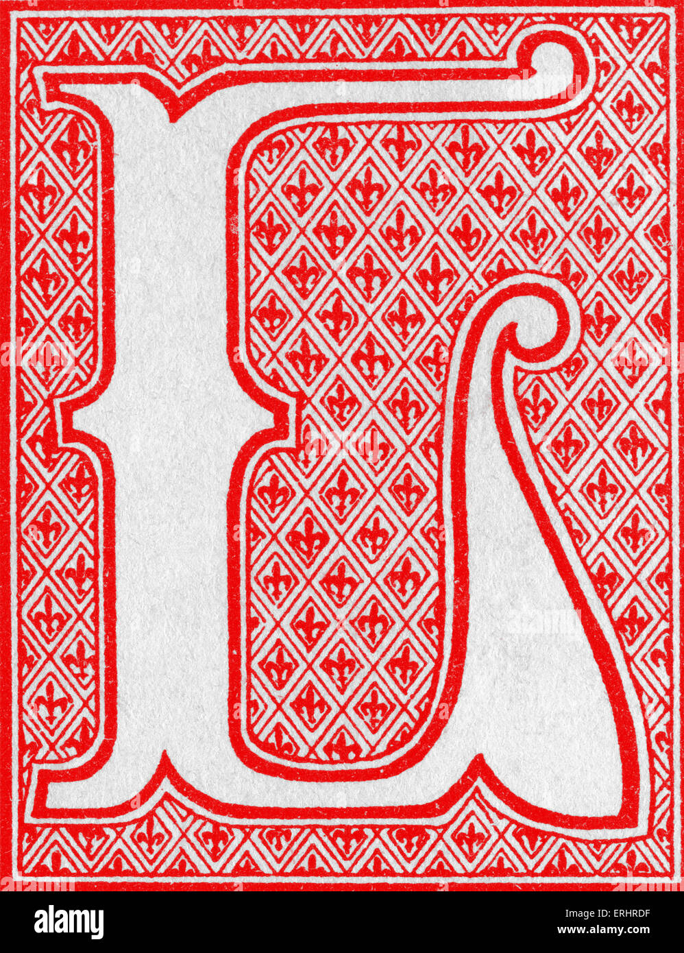 Lettera l decorativa immagini e fotografie stock ad alta risoluzione ...