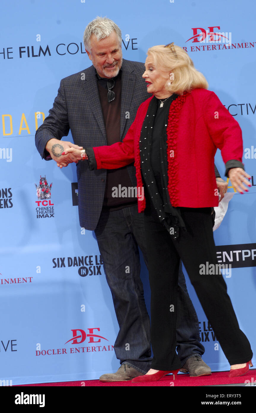 Gena Rowlands onorato con una mano e il footprint cerimonia di TCL ...