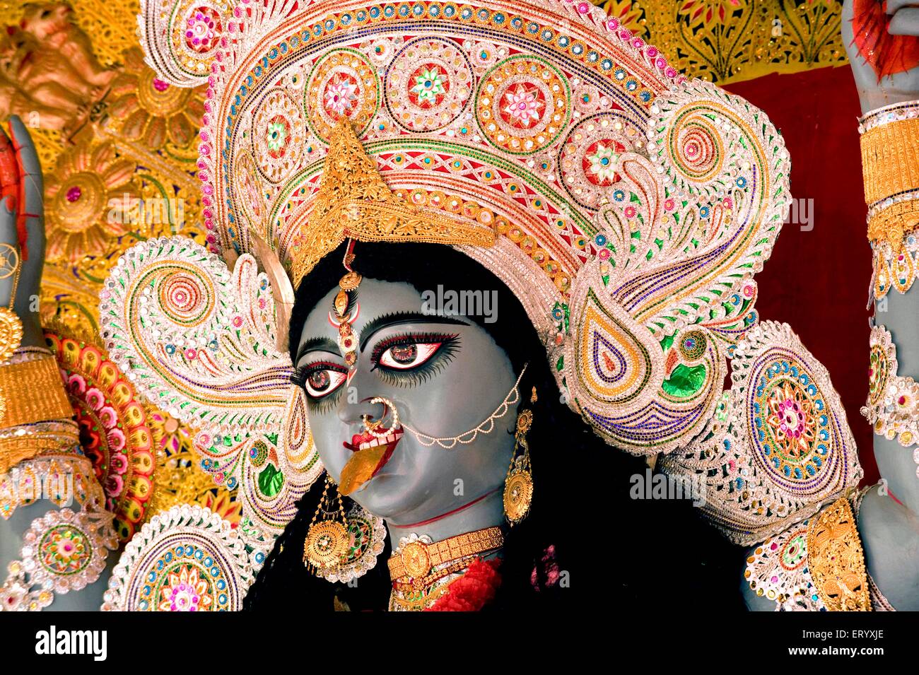Goddess kali calcutta india immagini e fotografie stock ad alta ...