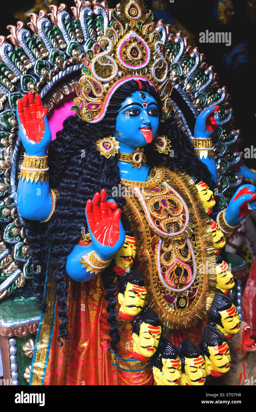 Goddess kali calcutta india immagini e fotografie stock ad alta ...