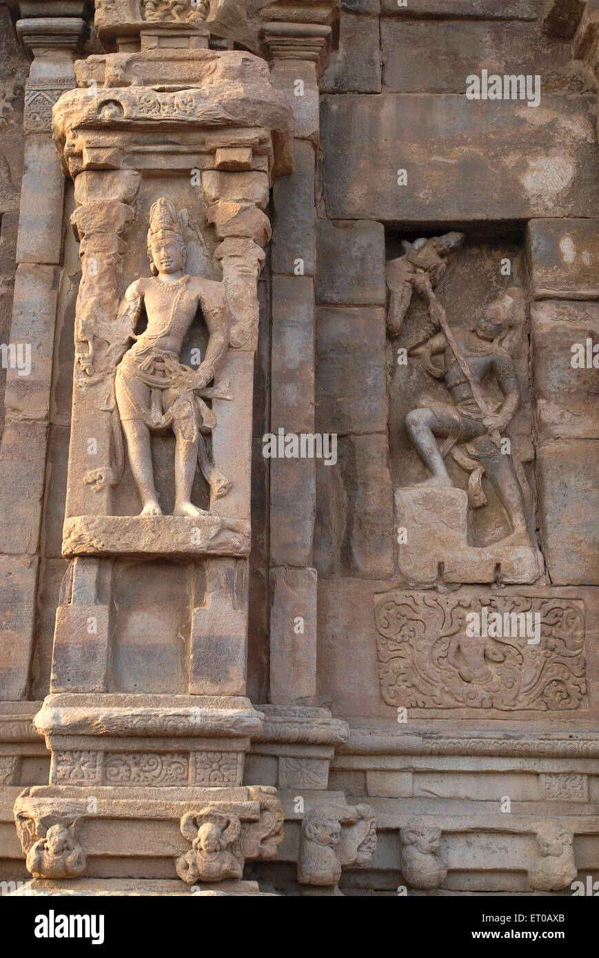 Signore Shiva Anthakasura Samkaramurthy scultura Tempio Virupaksha ...